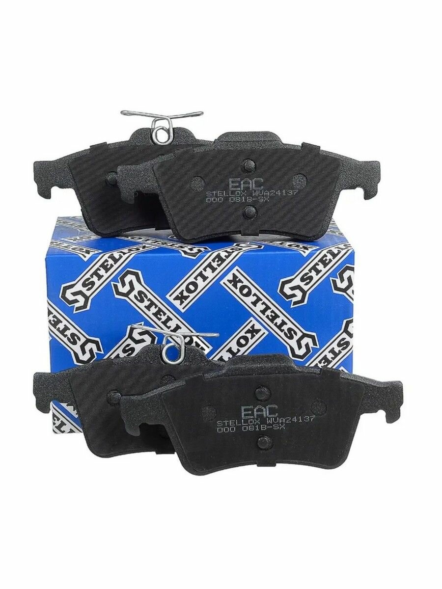 Колодки тормозные дисковые задние для а/м FORD Focus; MAZDA 5; RENAULT Laguna, Stellox 000081BSX