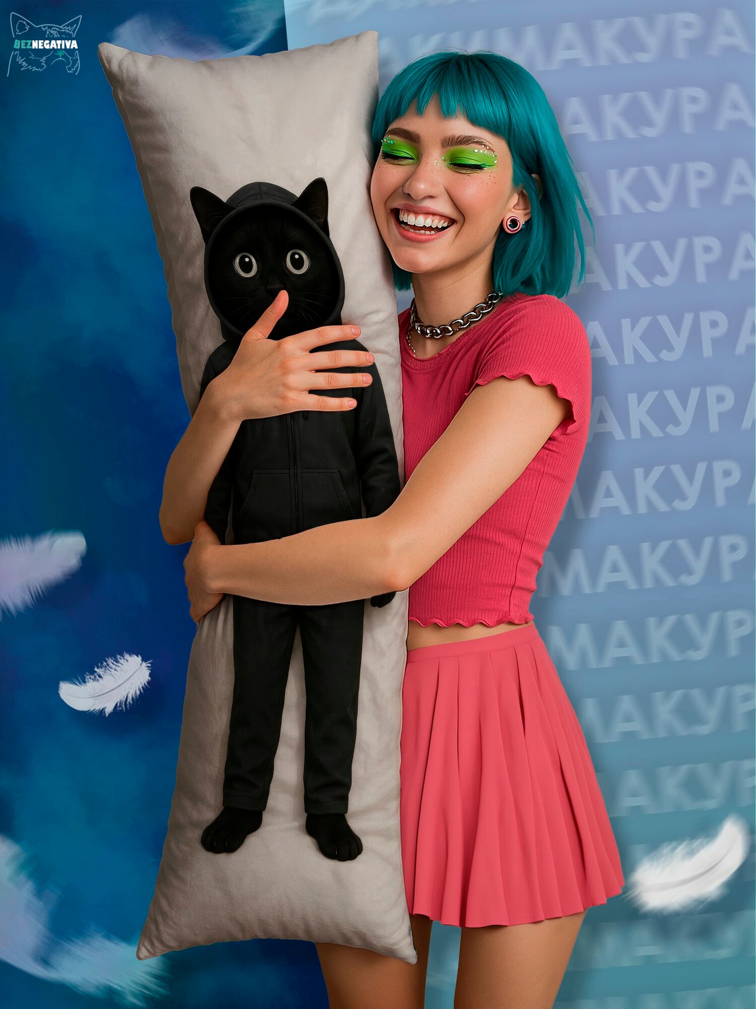 Подушка дакимакура Окак