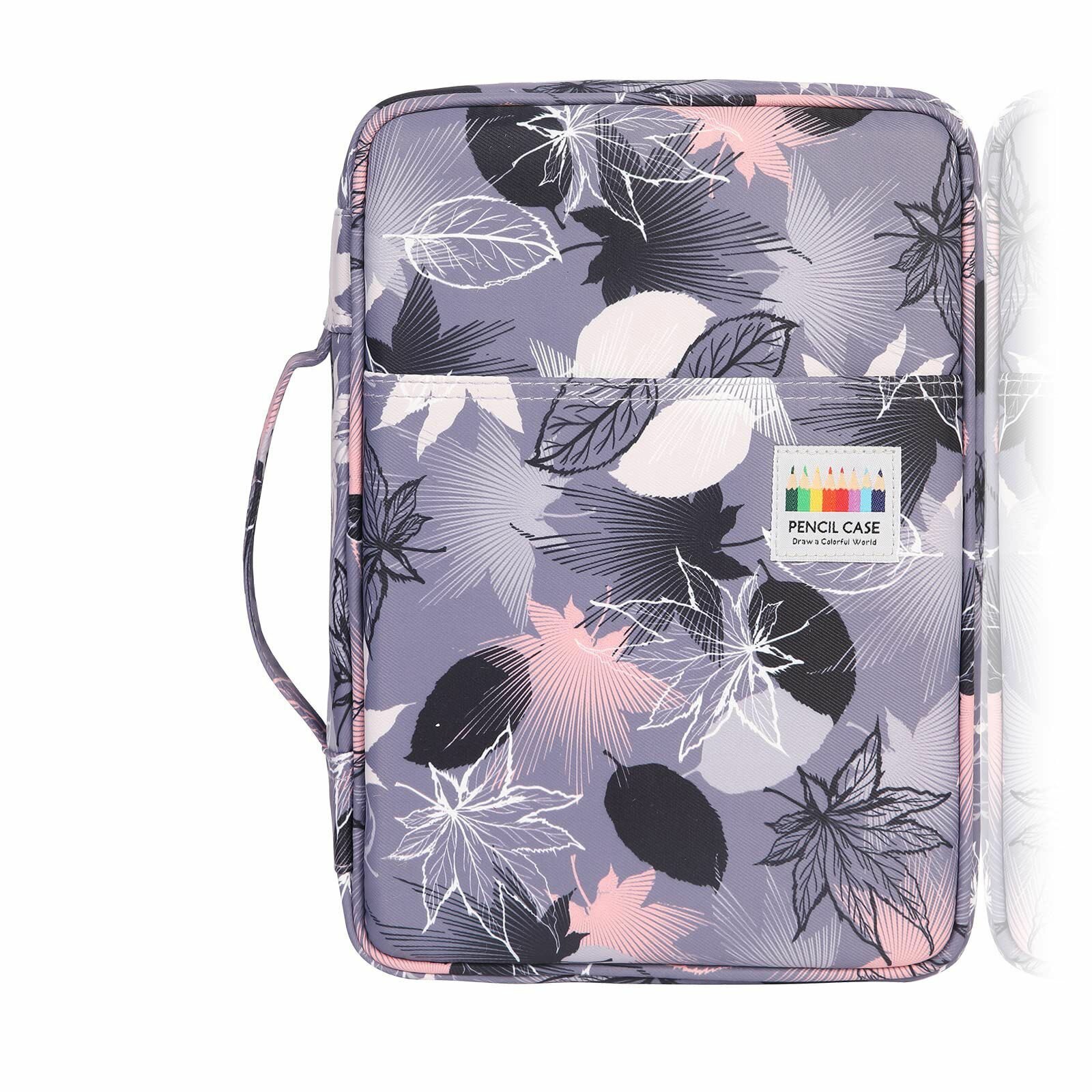 Цветной пенал на 220 слотов, сумка для ручек с застежкой-молнией для художника, органайзер для хранения акварельных карандашей, гелевых ручек, маркеров, большой емкости, удобный держатель