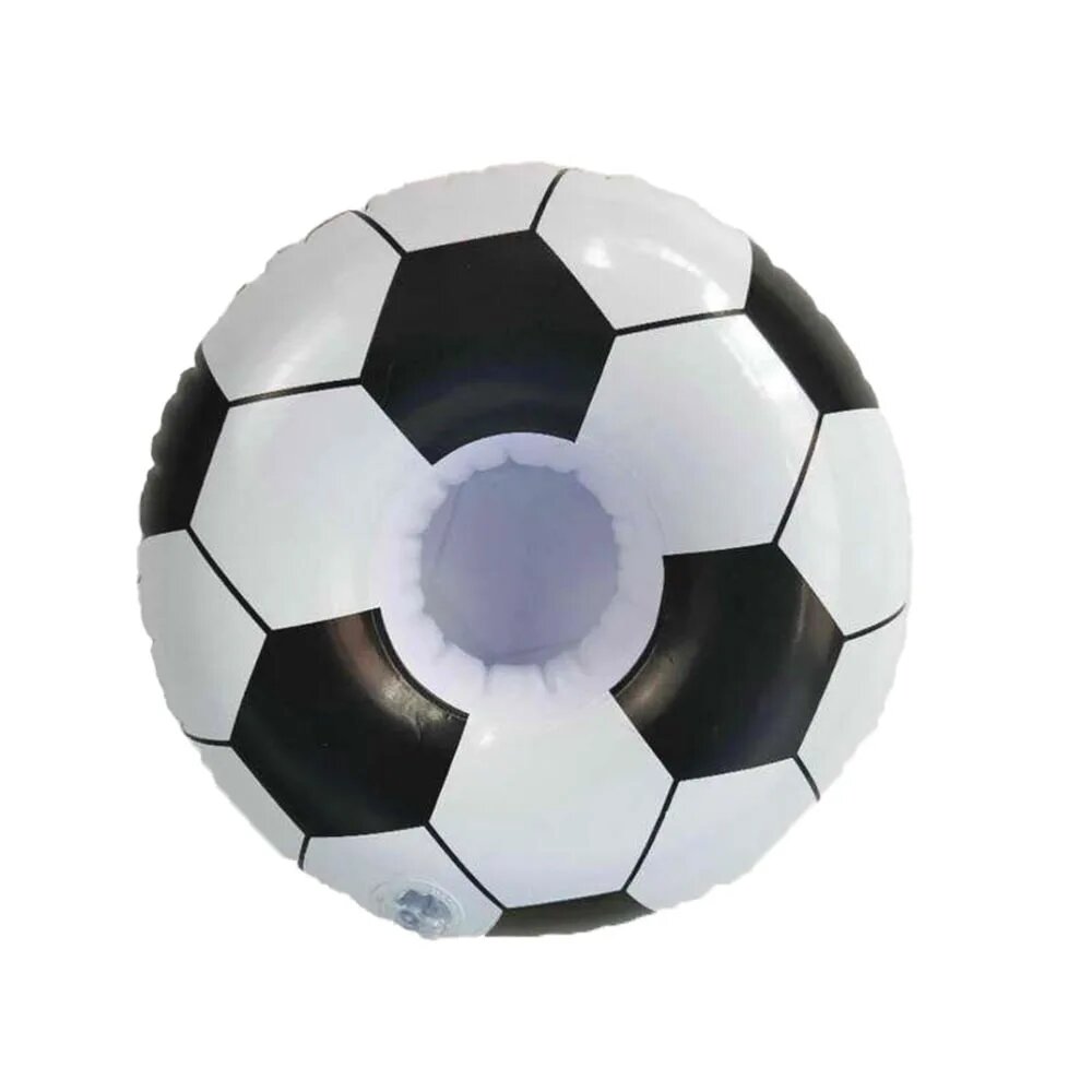 Надувной подстаканник из фольги Белый, Football coaster