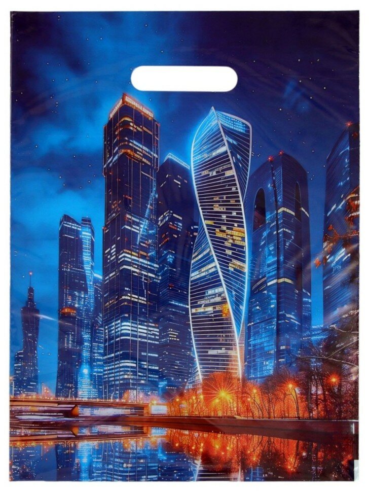 Полиэтиленовый пакет "Москва-сити" (40 х 31 см)
