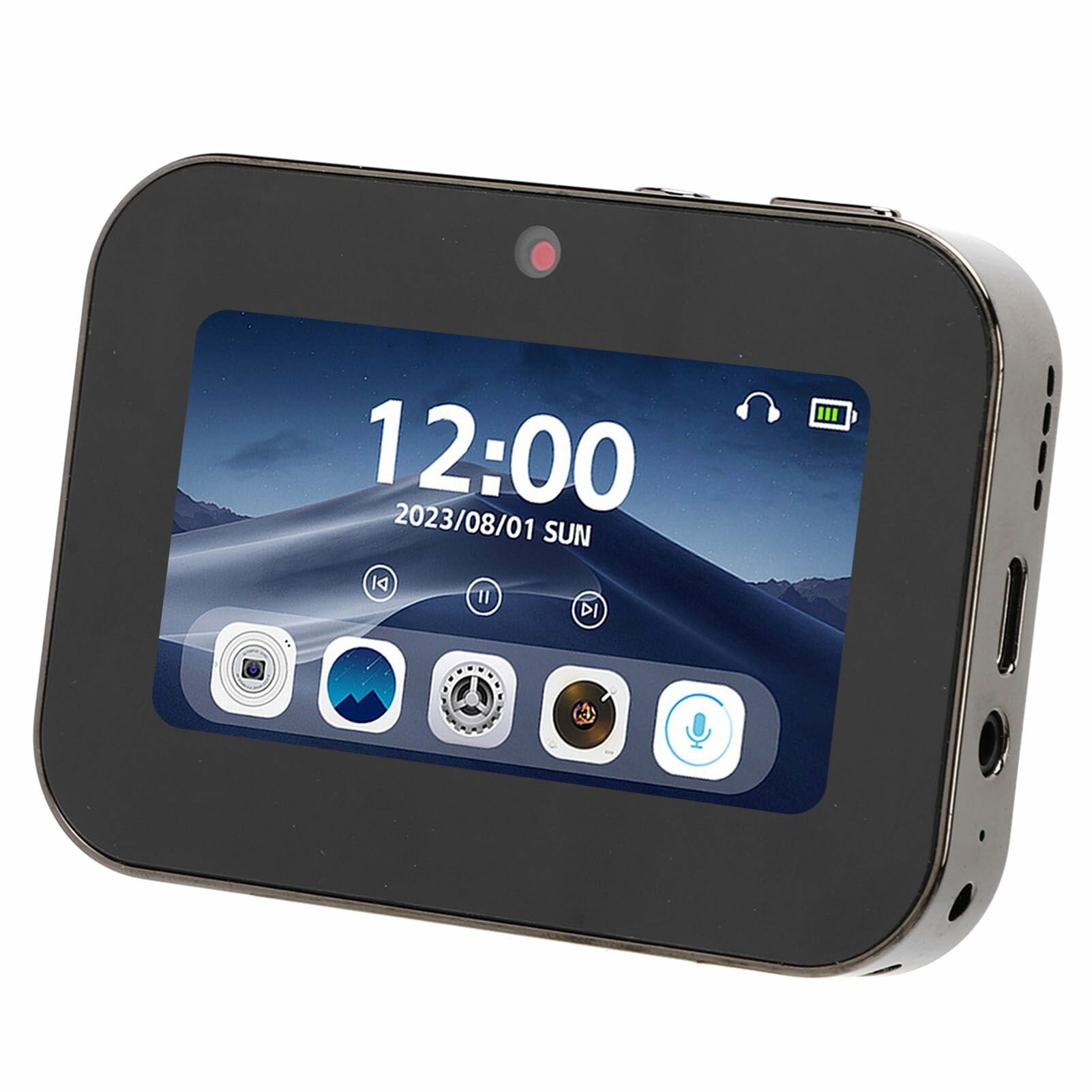 4K цифровая камера с 3-дюймовым сенсорным экраном, 64МП, 120 градусов, компактен, черный, поддержка потокового видео