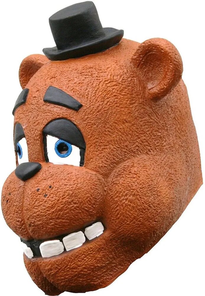 Маска карнавала/Карнавальная маска аниматроник фнаф медведь Фредди латекс 26х23 см