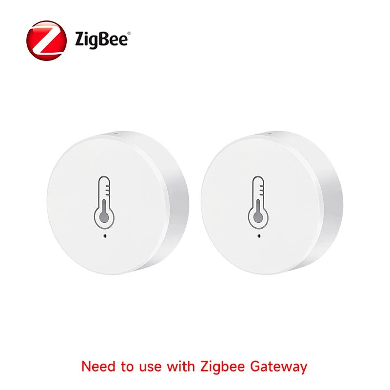 Датчик температуры и влажности iHseno Tuya ZigBee 2pcs(need gateway)