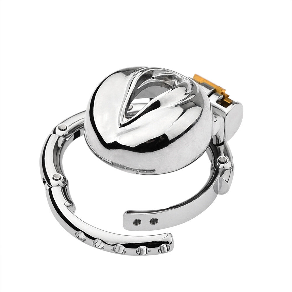 Забавная секс-игрушка, которая сочетает в себе клетку, сделанную из замков целомудрия.