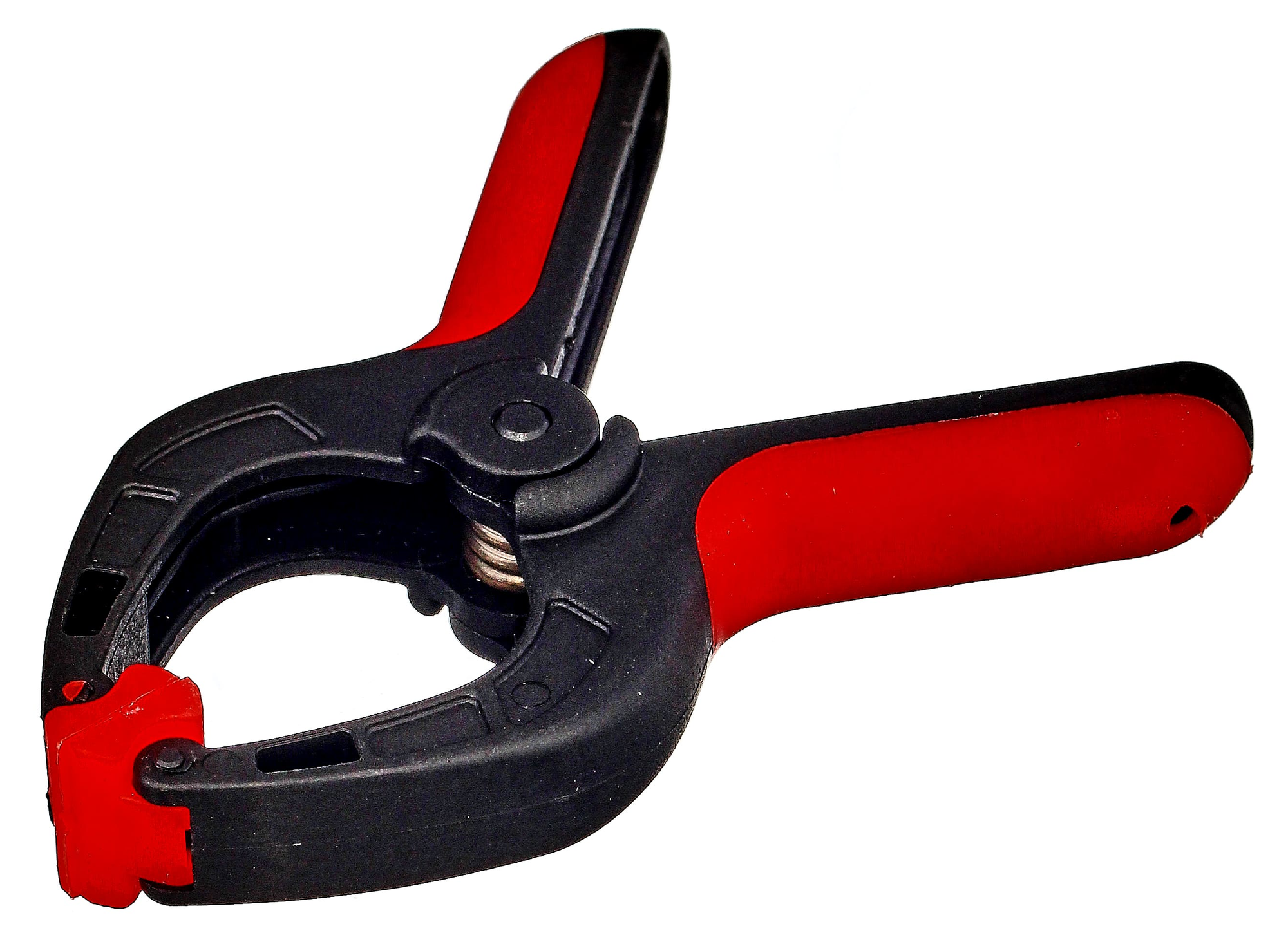 Струбцина РемоКолор с усиленной пружиной, клещеобразная, в пластиковом корпусе, длина 3"/75мм, зев 33мм / инструменты