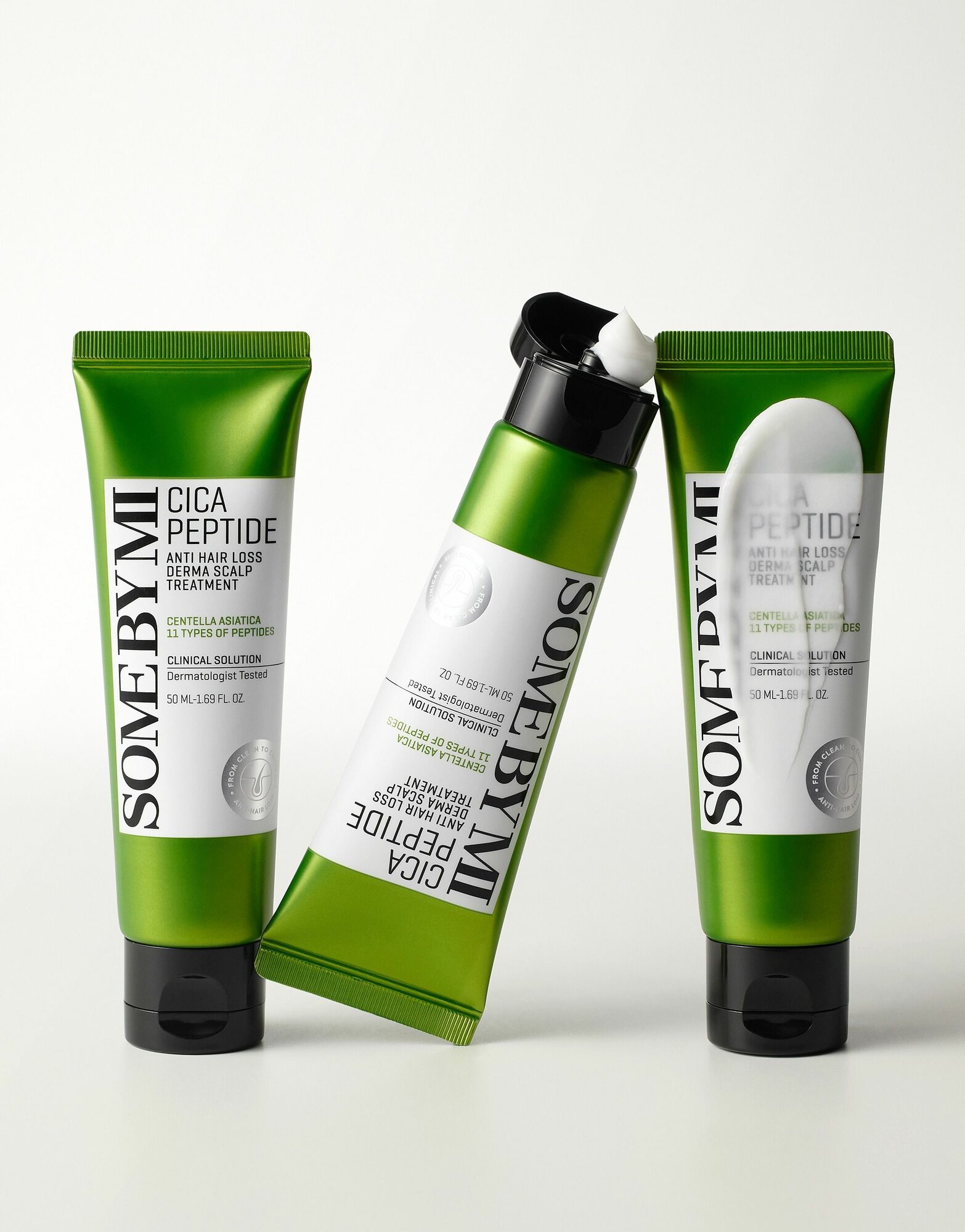 Укрепляющая маска для волос с центеллой и пептидами Some By Mi Cica Peptide Anti Hair Loss Treatment