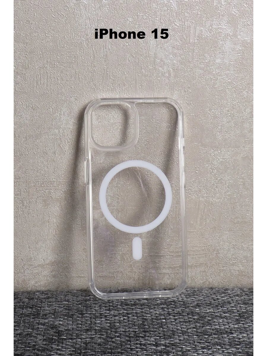 Чехол REMAX "Crystal Magsafe" RM-1690, для iPhone 15, термополиуретан, прозрачный