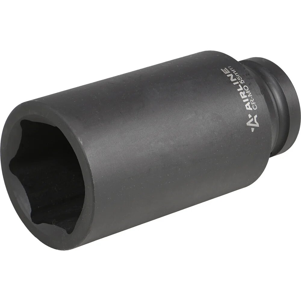 Головка ударная торцевая шестигранная 55 мм, L=160 мм, 1"DR AIRLINE ATAS212