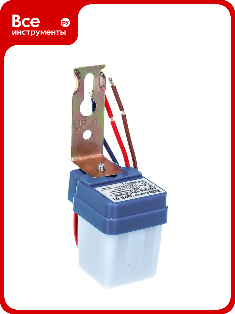 Фотореле TDM ELECTRIC ФРЛ-01 SQ0324-0001, для коммутации освещения в зависимости