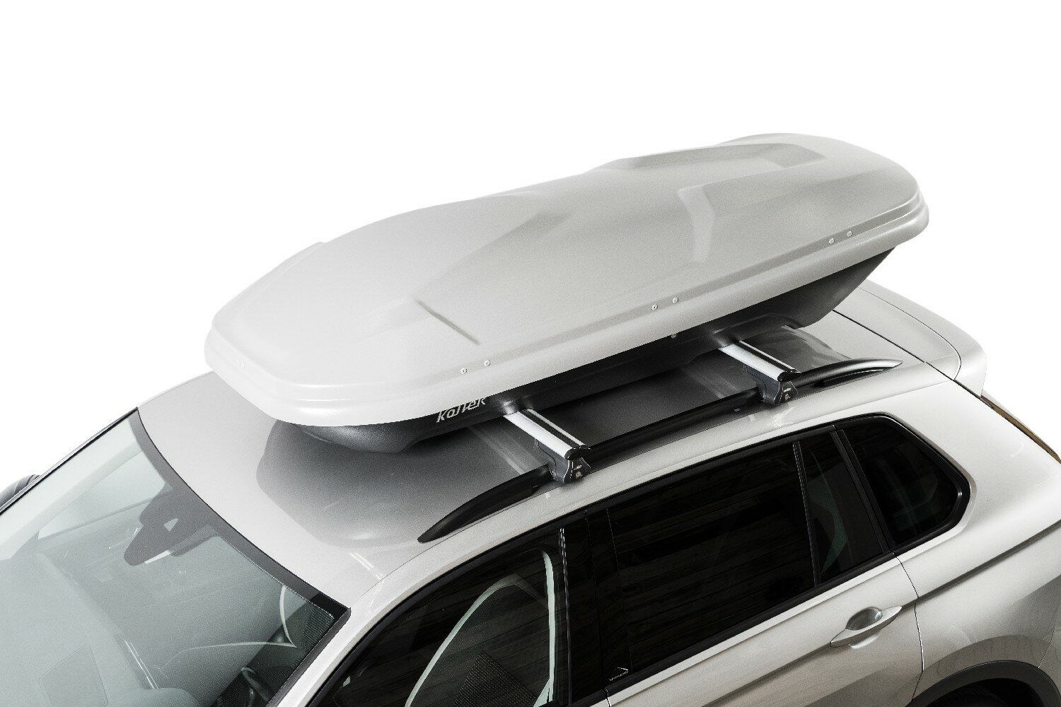 Автомобильный бокс (багажник на крышу) Koffer Sport 2090х860х390 серый матов.