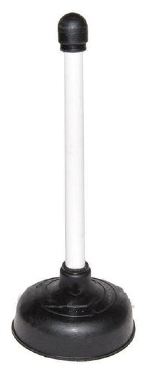 Вантуз Симтек цилиндрический малый, из пластика и резины, черный / товары для дома