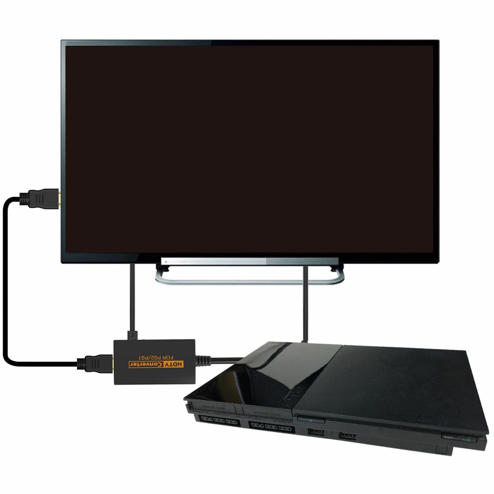 Адаптер для конвертации аудио и видео HDTV с USB для PS2 PS1 в HDMI