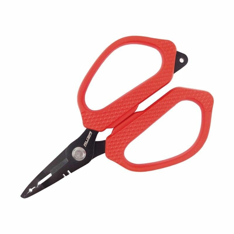 RUZZA Ножницы для плетеных шнуров с функцией разжима колец 13см