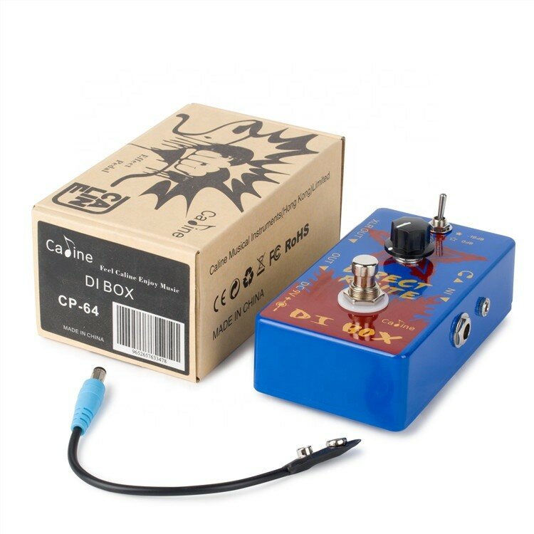 Caline CP-64 прямая коробка прямой маршрут DI Box гитарный эффект педаль