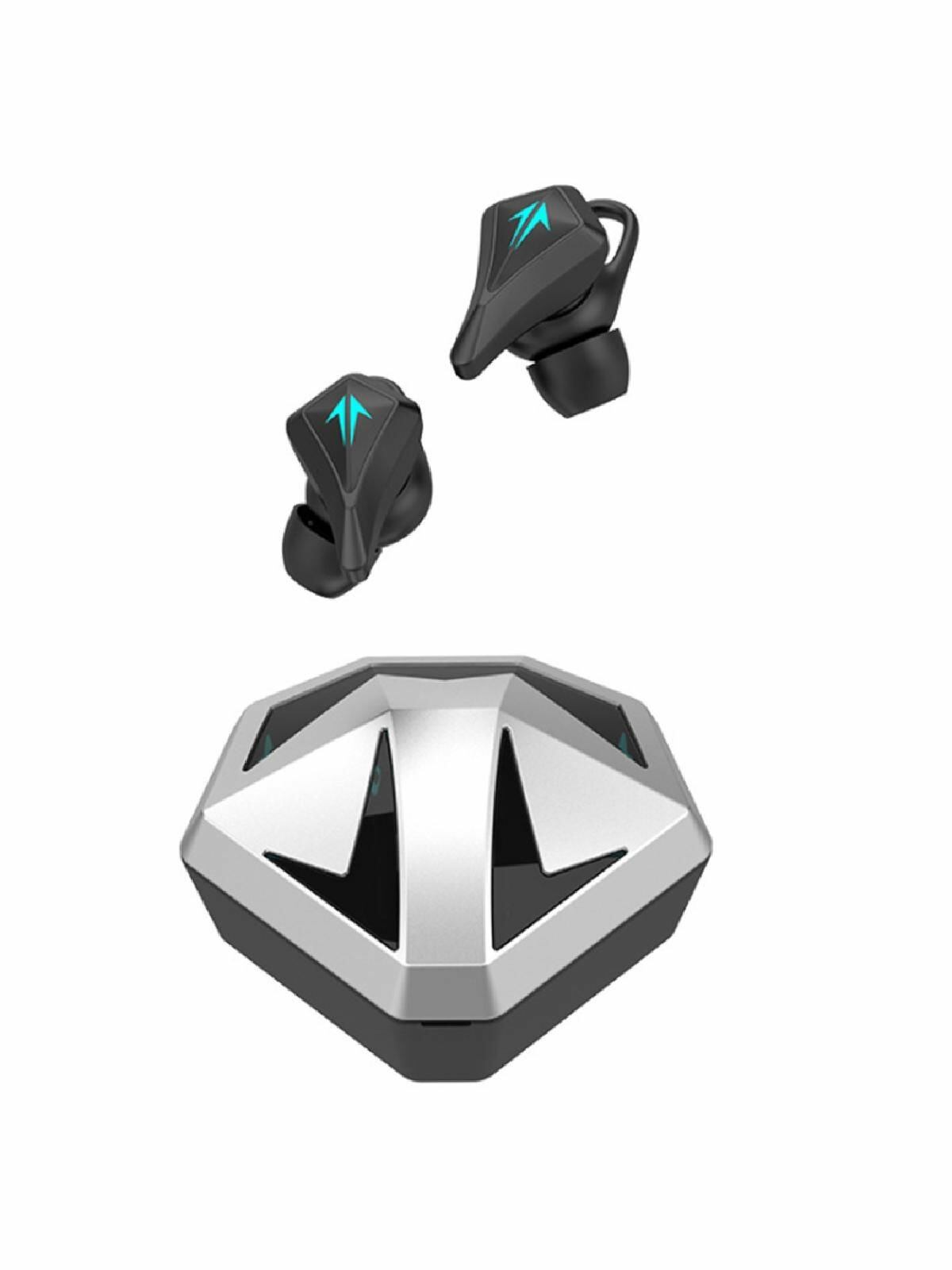(1 пара) беспроводная Bluetooth-гарнитура K9-серебристая