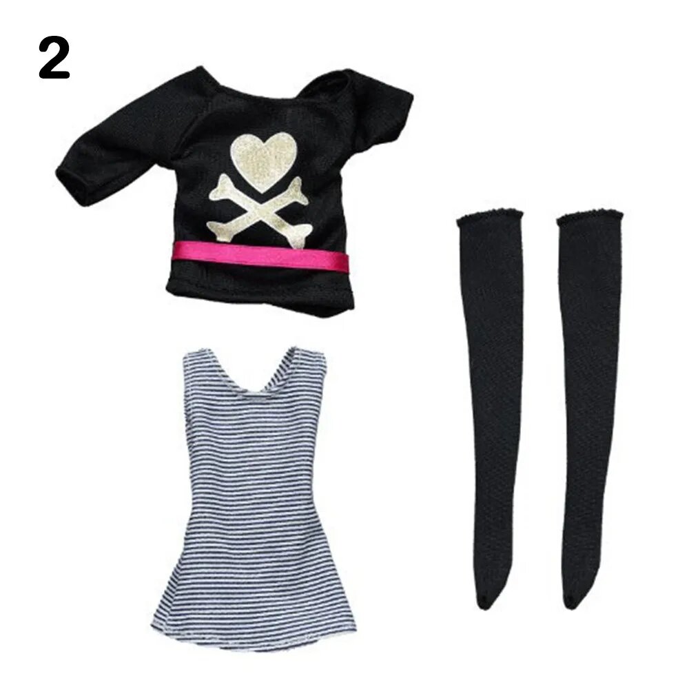 Набор одежды для куклы 29-32 см Черный, 2