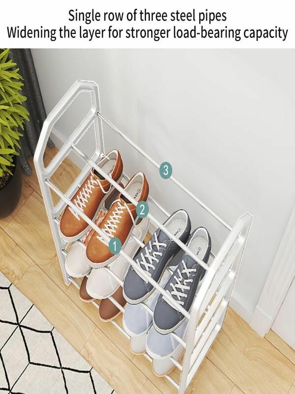 Подставка для обуви с 4 - мя этажами металлических полок для спальни, шкафа, спальни