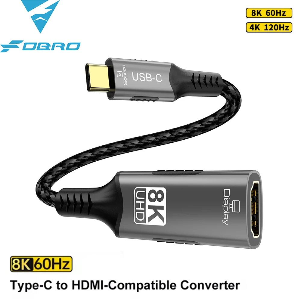 Lmcnzz Адаптер USB Type C к HDMI 8K 8K Type-C to HDMI