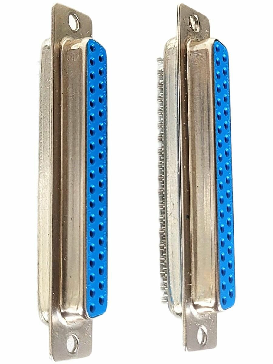 Разъем Гнездо D-Sub DB-37F- 3 шт, с корпусом на кабель под пайку