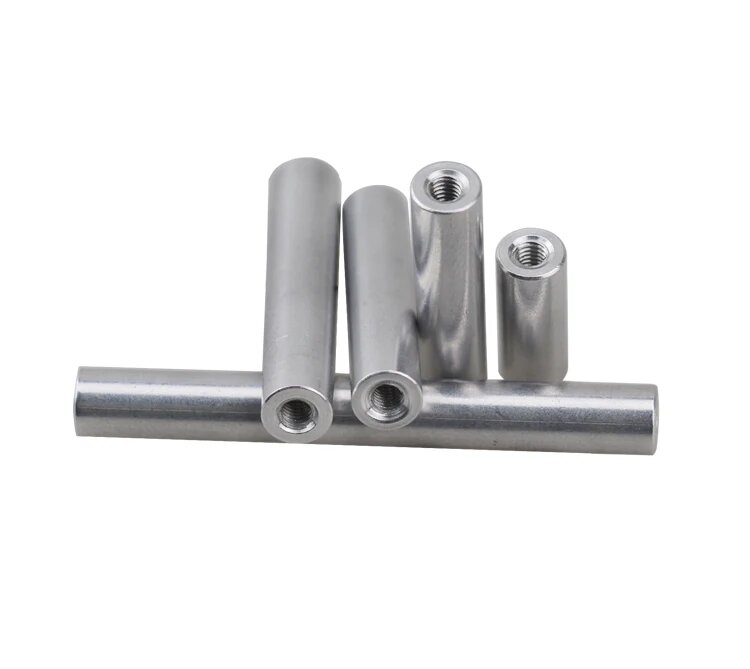 M2 M3 M4 M8 M10 Алюминиевая круглая муфтовая гайка Круглые алюминиевые проставки