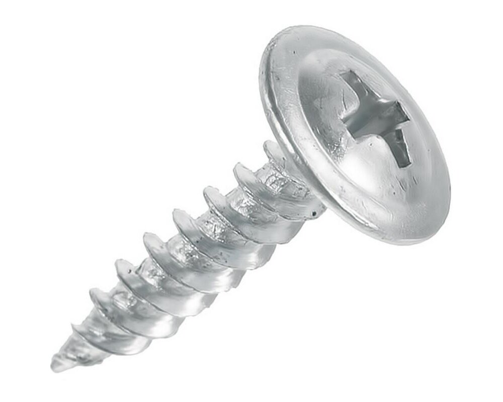 Саморезы с прессшайбами, острые, с цинковым покрытием, 4,2x25мм, 5 кг