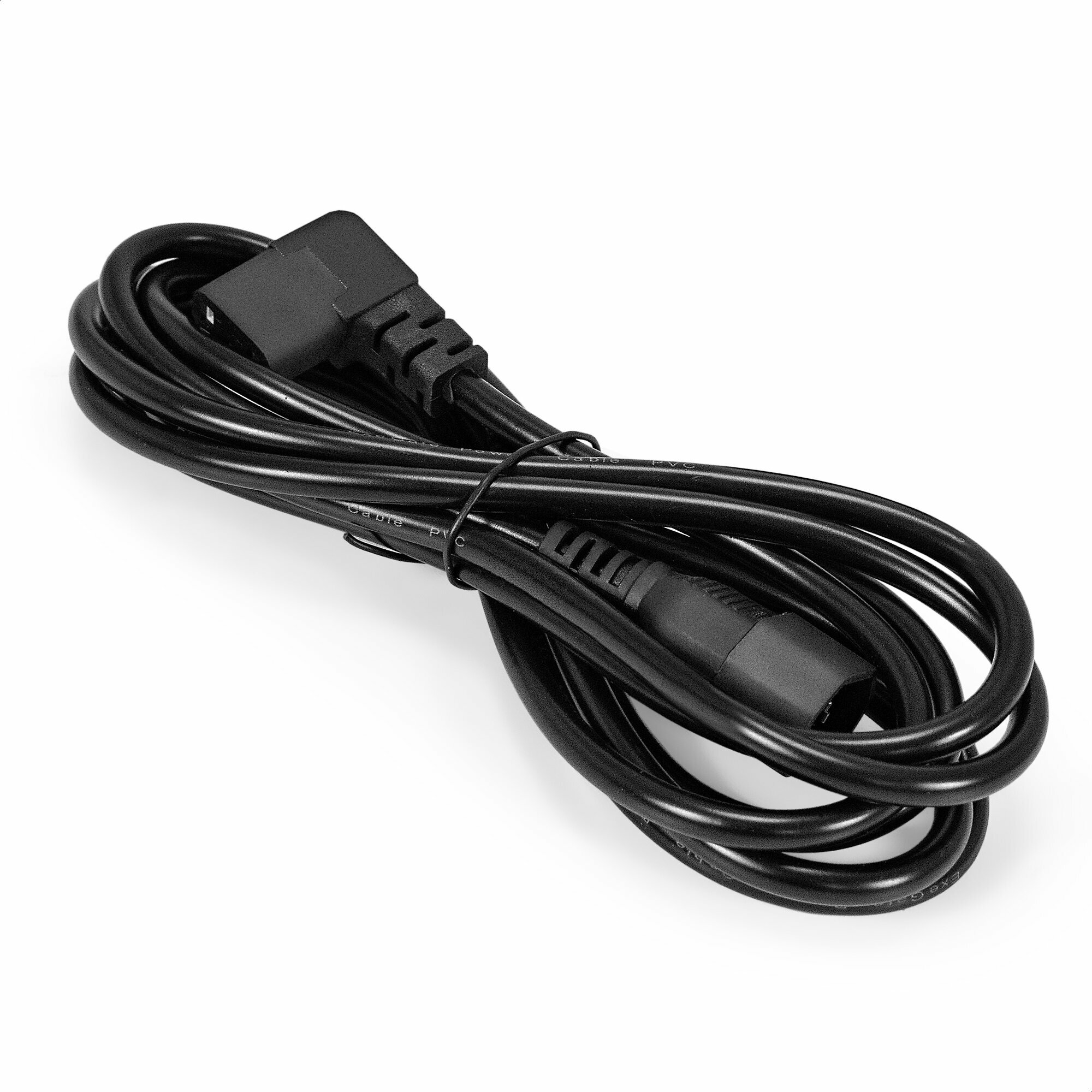 Кабель питания ExeGate Power EC-3P-C13(У)->C14/3x0.75Cu (C13 угловой->C14, VDE-250V-3*0.75mm2, медь, черный, 10A, 3м) EX297746RUS