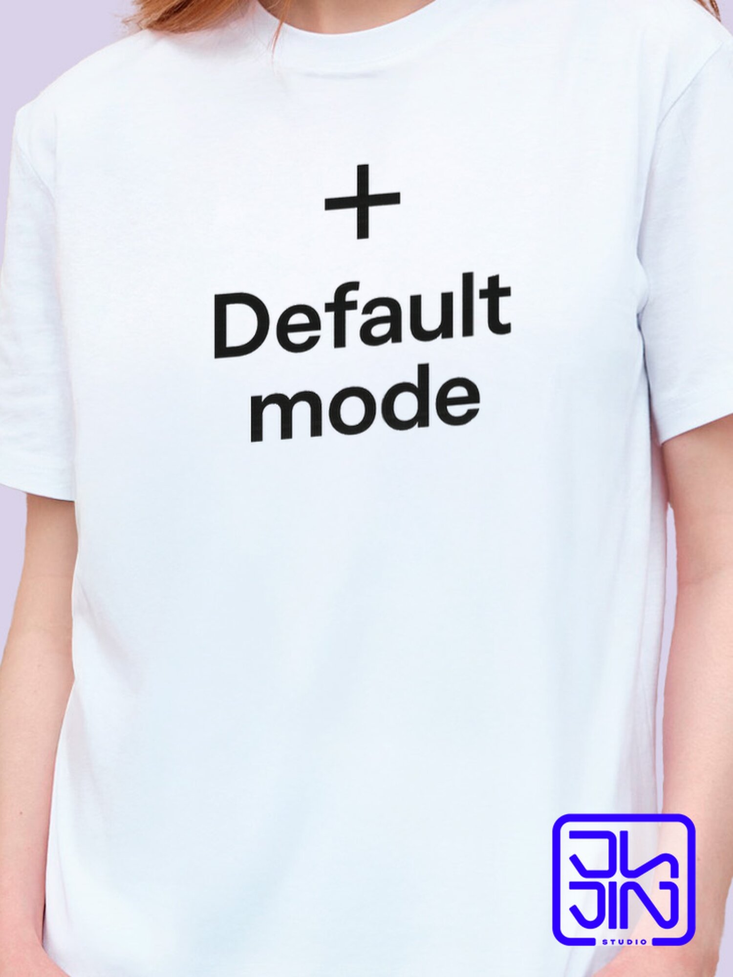 Футболка классическая женская с авторским принтом Надпись минималистичная черно белая с крестом современные графитовая минимализм, белый хлопковый трикотаж с прикольным рисунком на груди