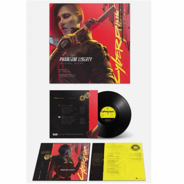 Cyberpunk 2077: Phantom Liberty Саундтрек на виниловой пластинке LP (2 диска)