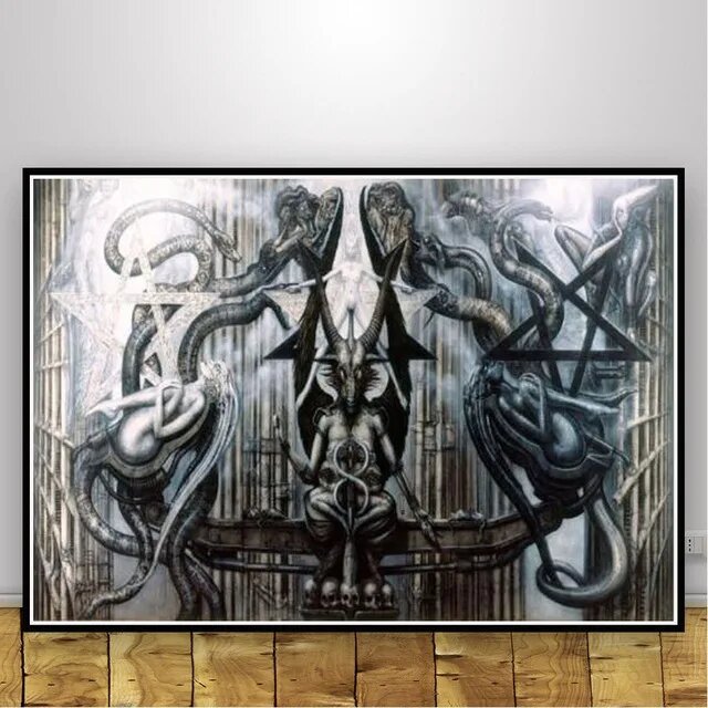 Настенная картина Bao Pavilion Hr Giger Li II 14, 15x20cm