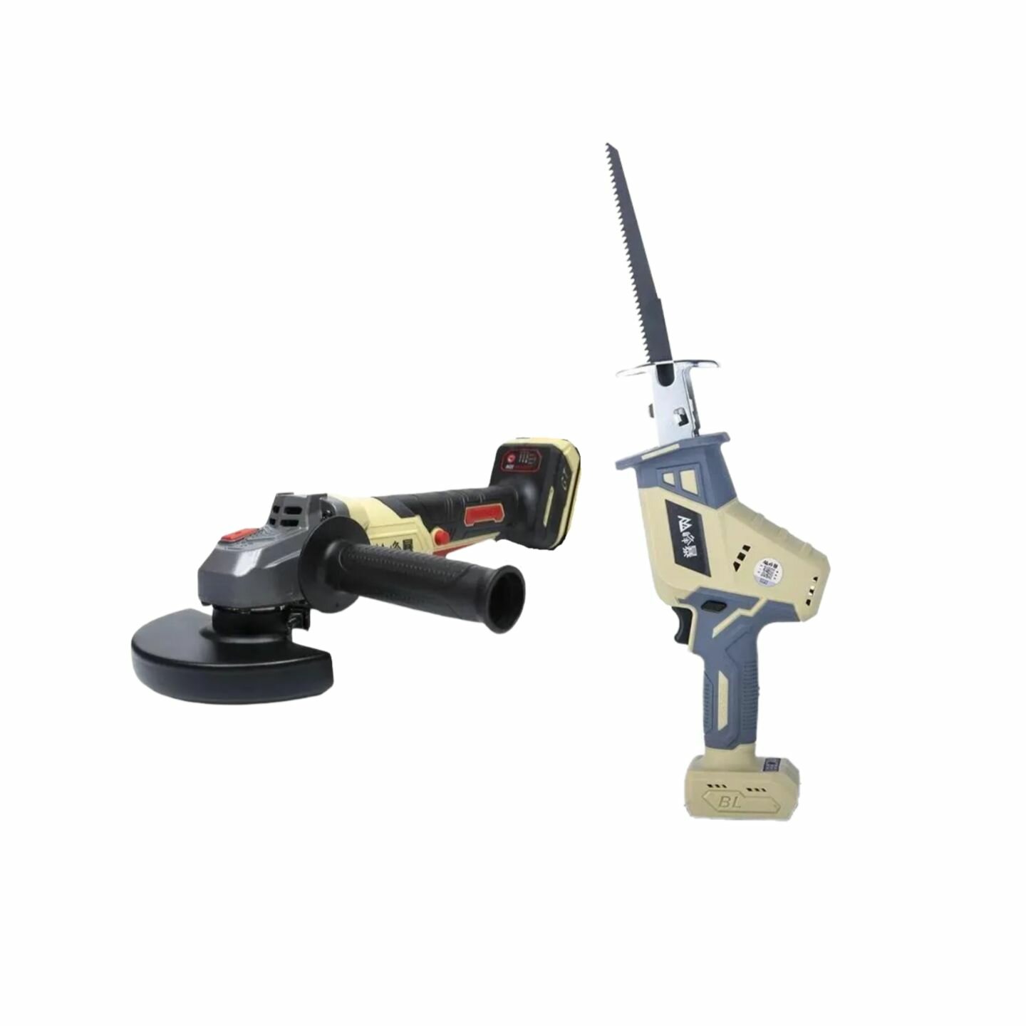 FengBao, аккумуляторная сабельная пила FB-15-1+Угловая шлифовальная машина FB-5230 Без АКБ и без ЗУ