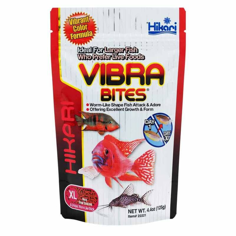 Корм для аквариумных рыб Hikari Vibra Bites XL, 125г