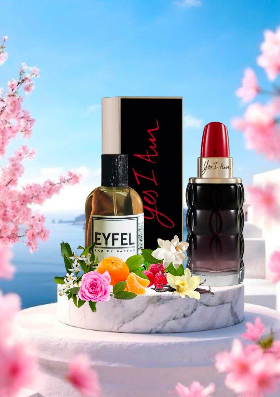Духи женские EYFEL W47 Yes I am , восточные цветочные, 50мл, духи