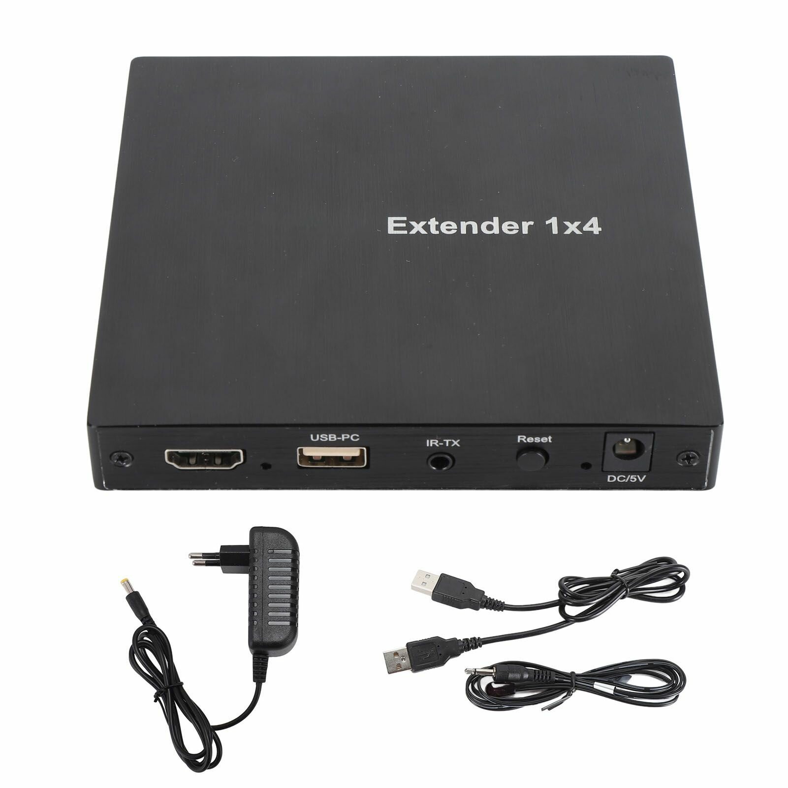 HDMI сплиттер-удлинитель 1x4, 1080p, 656 футов, KVM, для ТВ-приставки, ПК