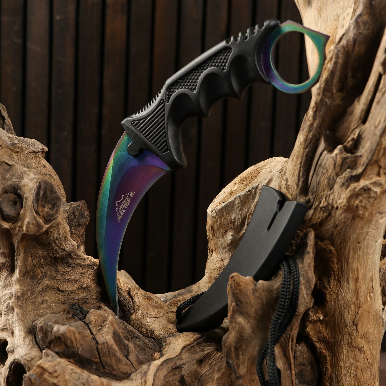 Нож-керамбит «Коготь орла», 20 см, клинок 90 мм/2.6 мм, градиент