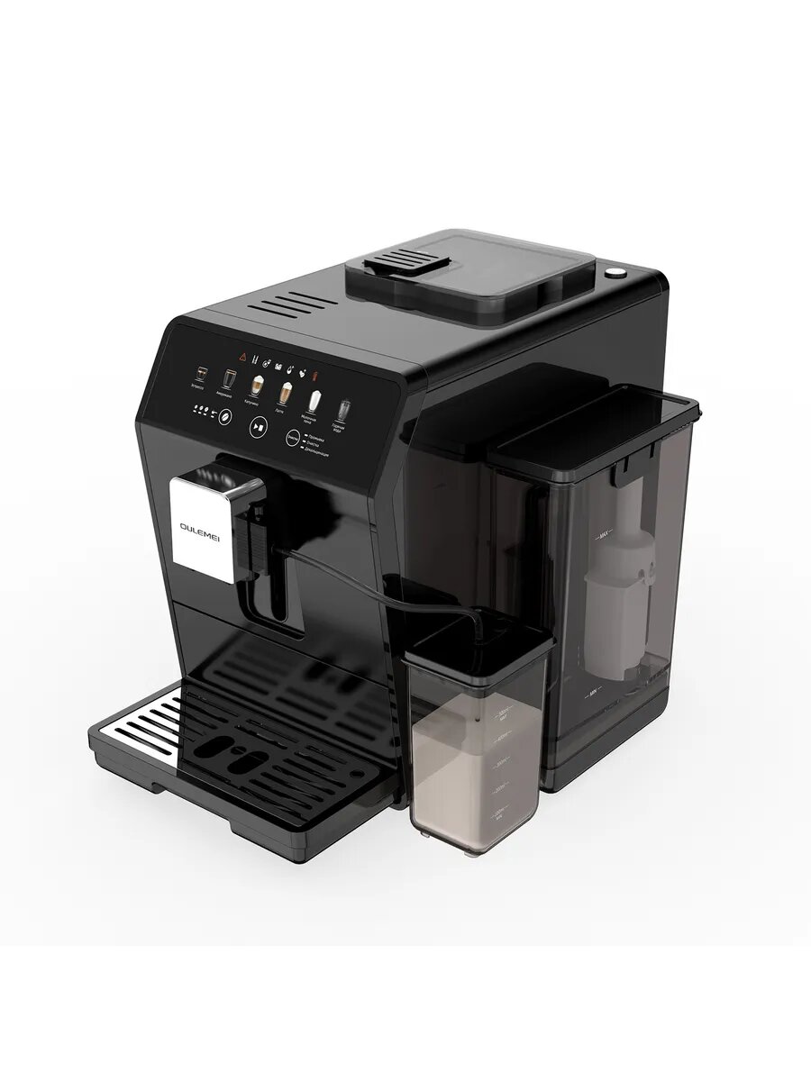 Кофемашина OULEMEI OLM-KFA022, сенсорный экран, встроенная молочная система, 1.5 л