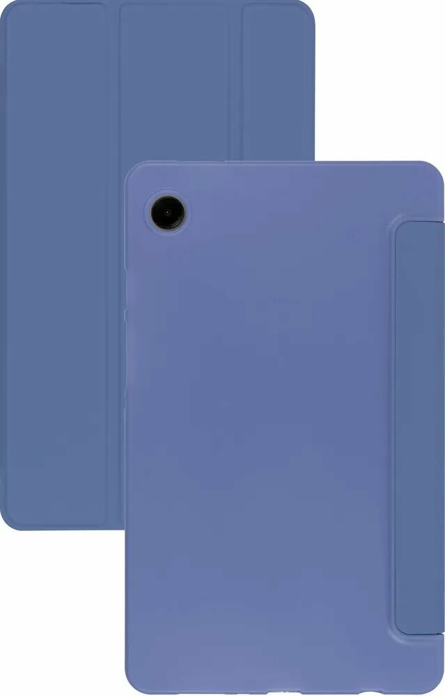Чехол серии TPU для планшета Samsung Galaxy Tab A9 8,7 дюйма (SM-X110 и SM-X115), трансформируется в подставку, из мягкого силикона, лаванда