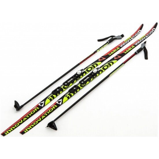 Stc Лыжный комплект NNN (Rottefella) - 205 WAX Innovation black/red/green