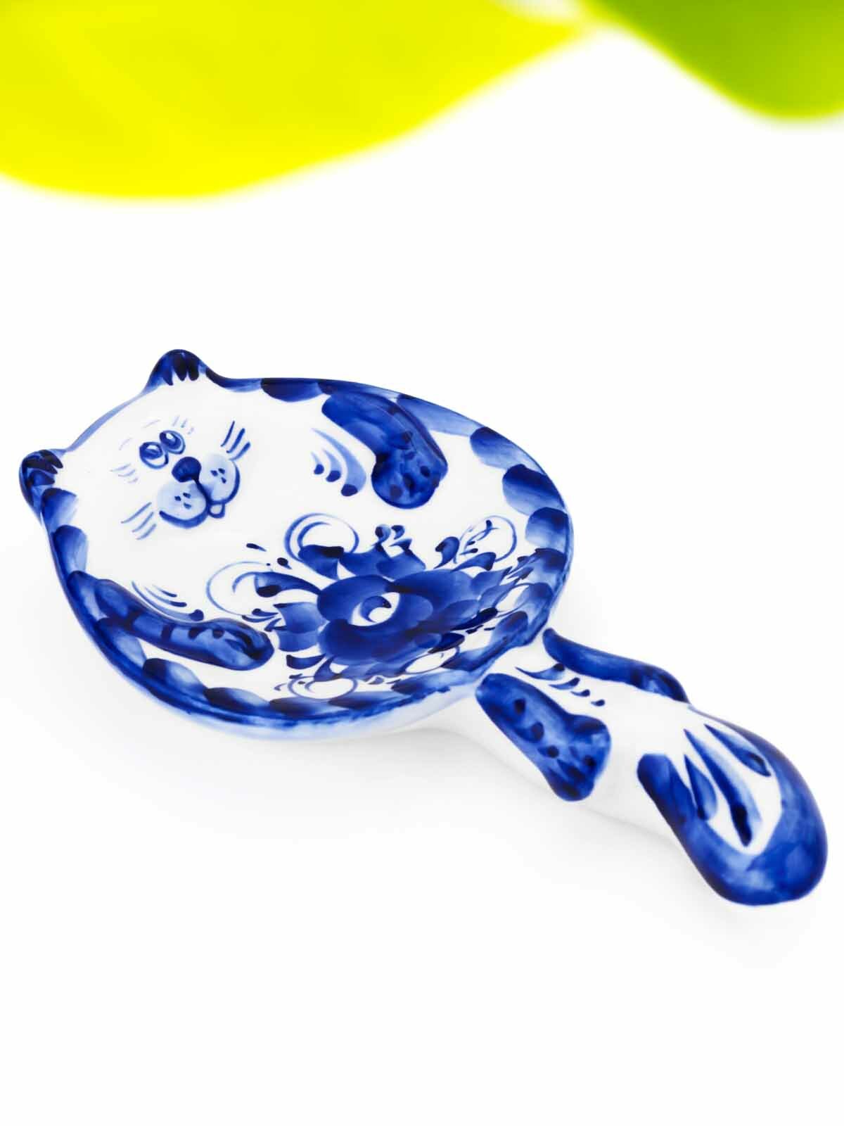 Подставка - Подложечник, Гжель, Фарфор, 18,0 см