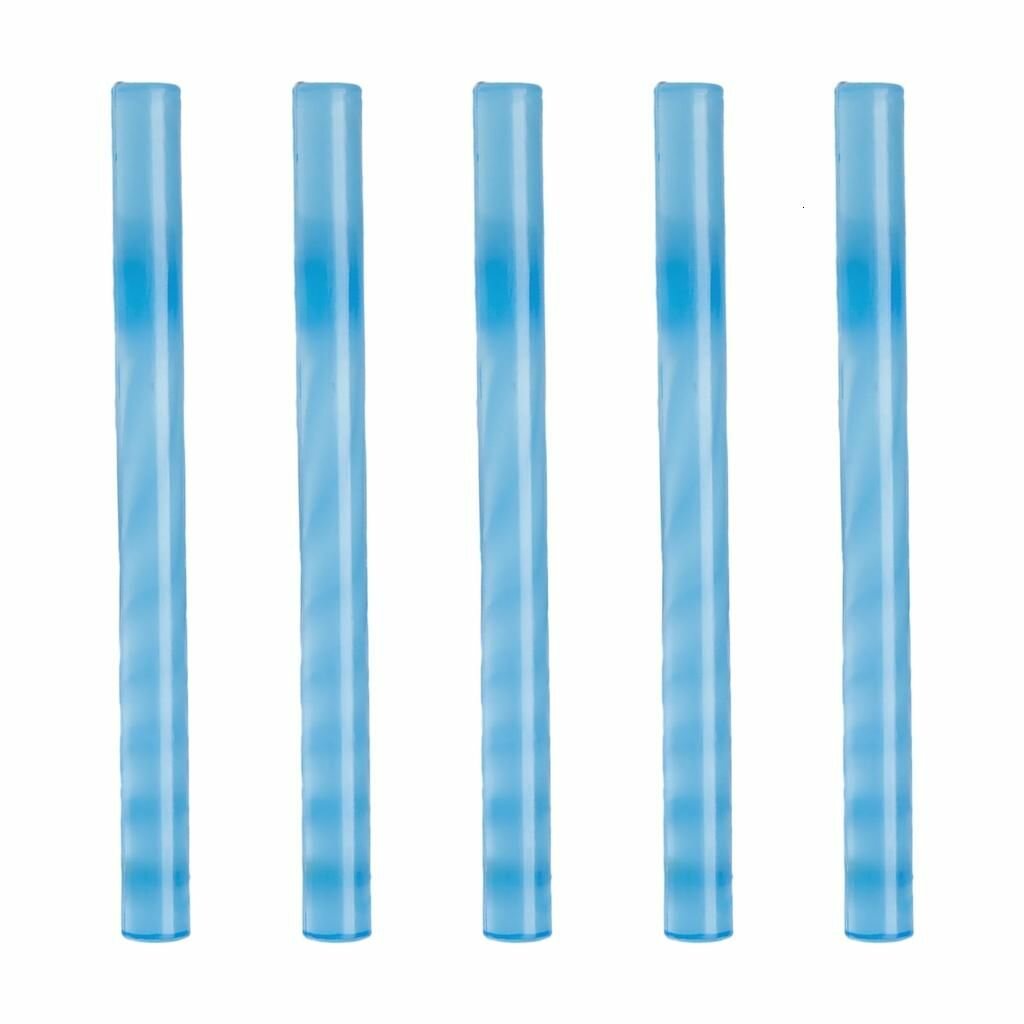 Печать,5 круглых восковых палочек желеобразного цвета с высокой проницаемостью-Bichi