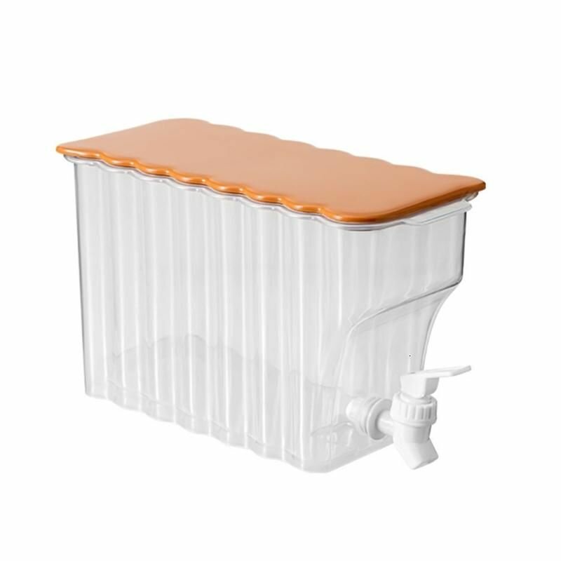 Напитки, диспенсеры для напитков, контейнер для сока с крышкой, холодильники, Белый