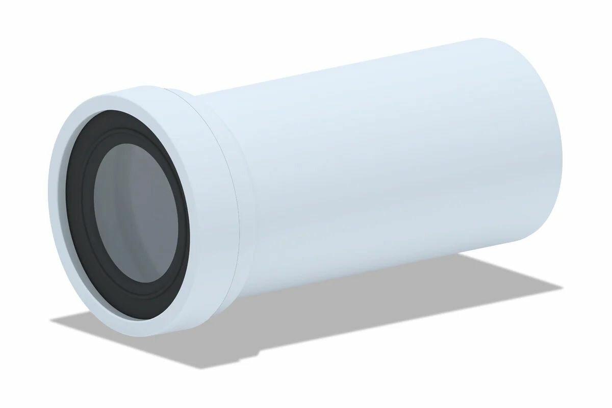 Труба фановая, прямая, для унитаза 110 мм, длина 250 мм, Ани пласт