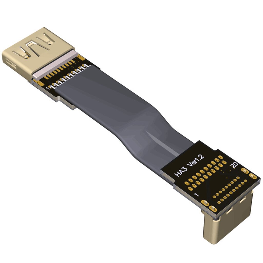 Встроенный удлинитель HDMI2.0 от мужчины к женщине-20cmA3-A4