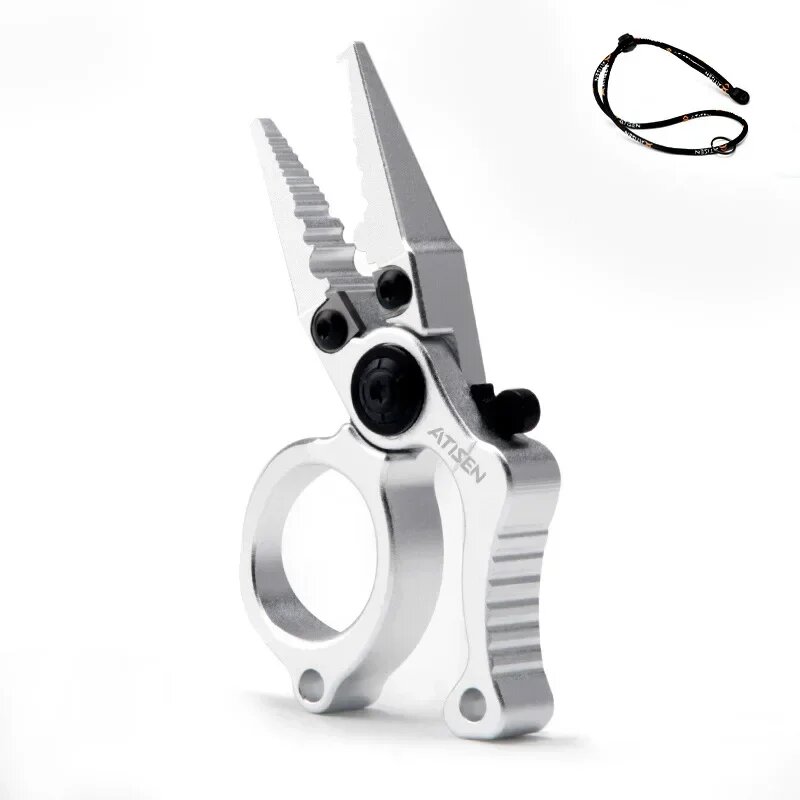 Алюминиевые щипцы для устриц ATISEN, silver