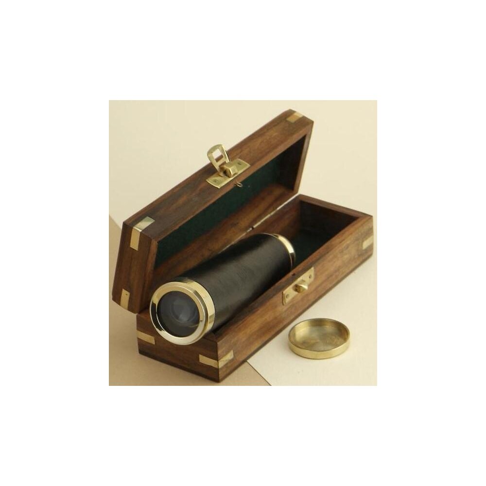 Nautical TN-24-3165 Подзорная труба nautical в деревянном футляре