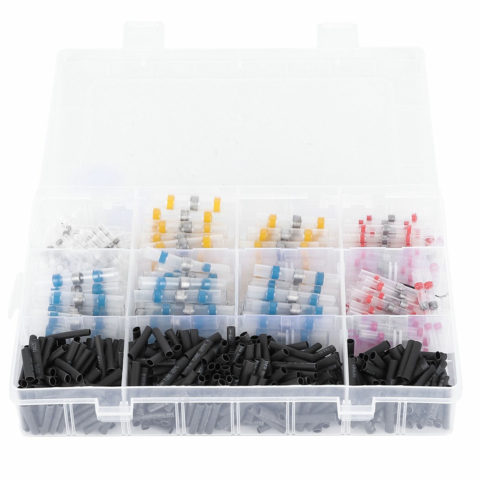 600 шт. водонепроницаемый клеммный уплотнитель красочный термоусадочный полиолефиновый провод разъем для припоя