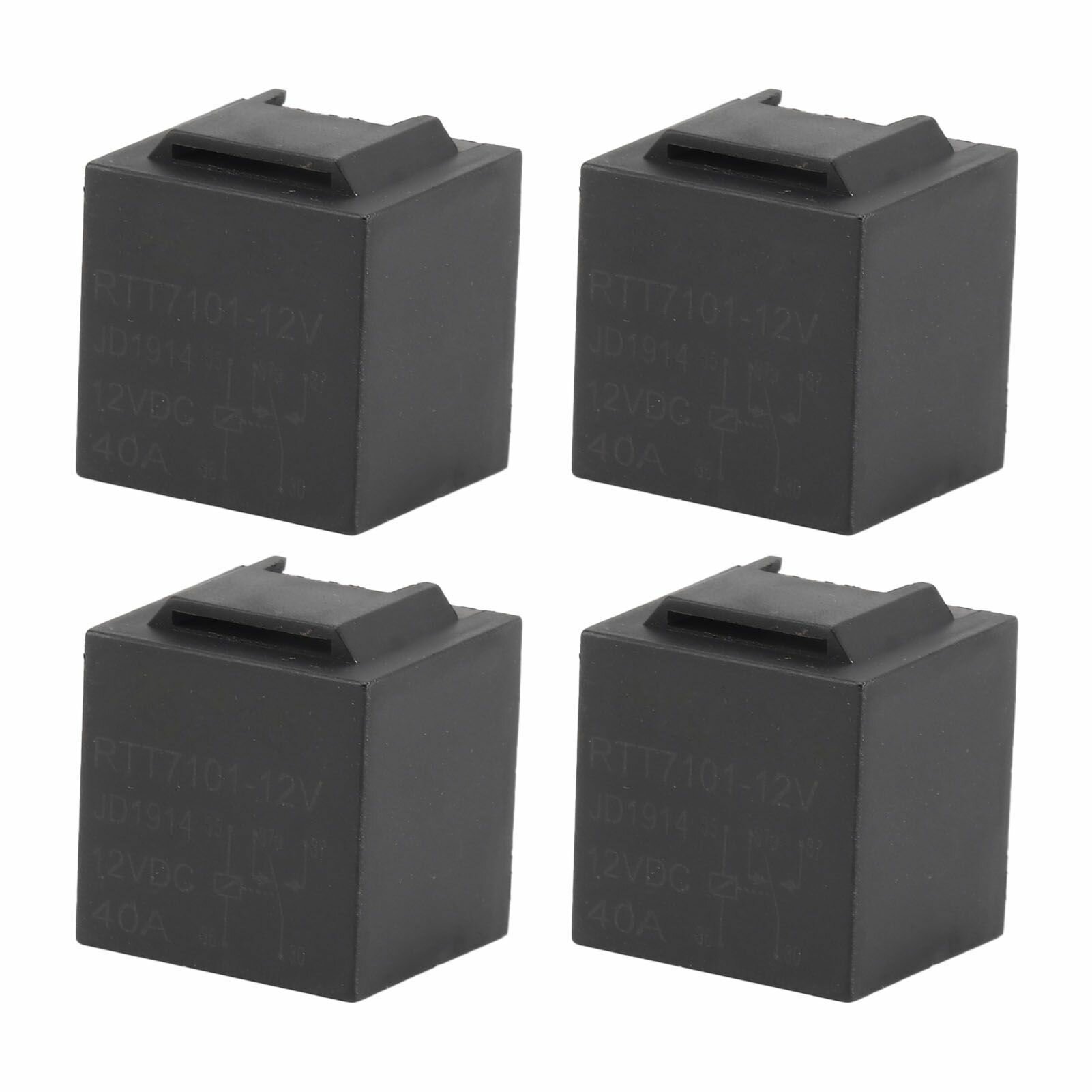 4 шт. 5-контактный 12 В комплект реле ABS, простой в установке автомобильное реле JD1914 для мотоцикла, лодки