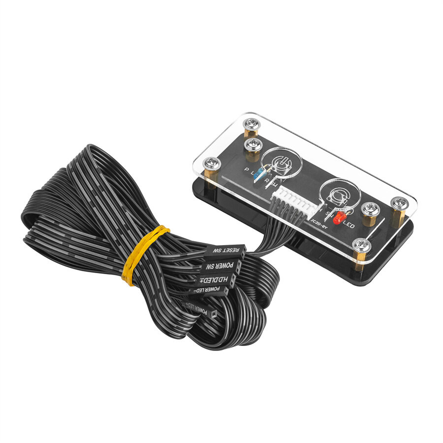 Новый Настольный Компьютер Корпус ПК Внешний Выключатель Питания Кнопка Включения + Кнопка перезапуска