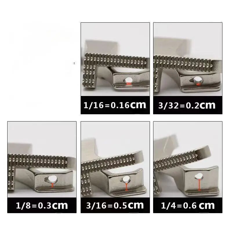 Промышленная прижимная лапка для швейных машин Juki DU-141, DU-1181 Brother B797 0.6cm