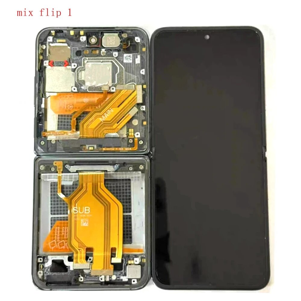Amoled для xiaomi mix флип ЖК-дисплей с сенсорным экраном и дигитайзером основной black frame